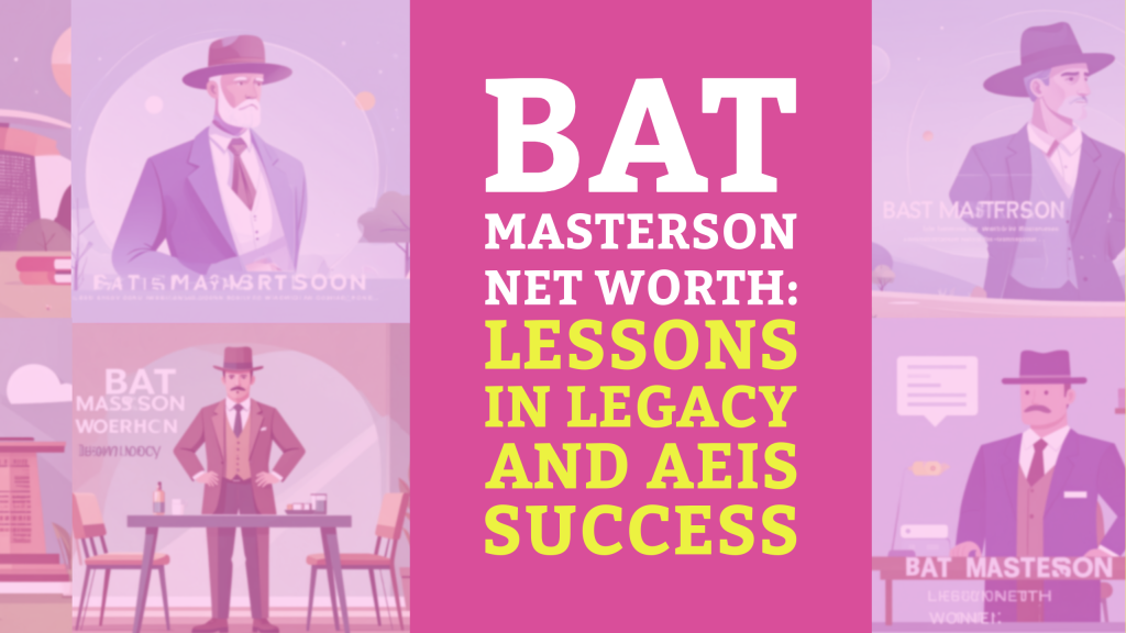 Bat Masterson Net Worth & AEIS Success at UCC