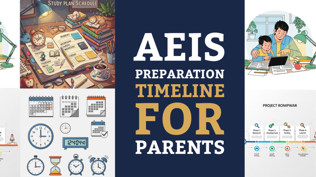 AEIS Preparation Timeline for Parents | Month-by-Month Guide